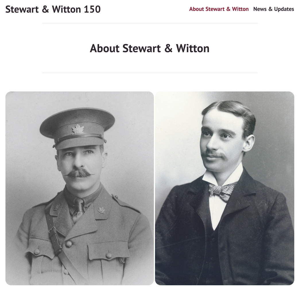 Announcing Stewart & Witton 150 – Sarah Sheehan
